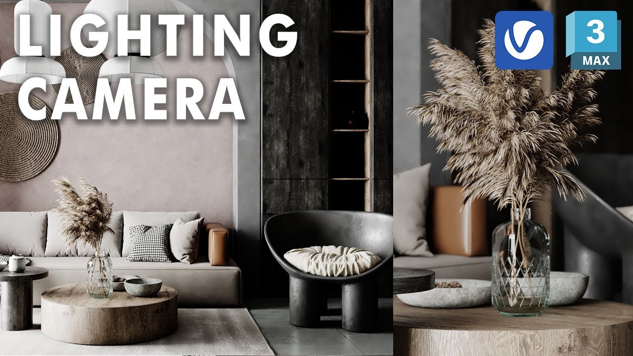 Realistic Interior Lighting in 3ds Max - Depth of Field - YouTube