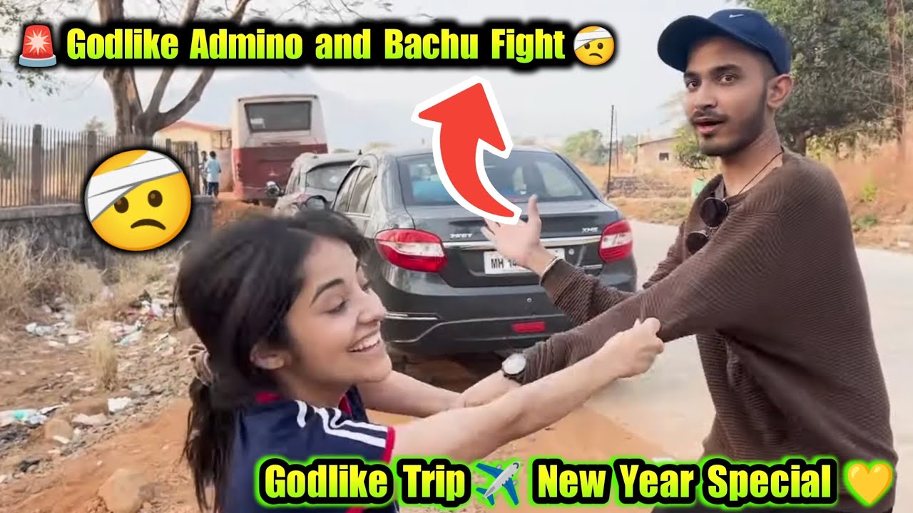 Admino Bachu Fight 🤕🤯 Godlike Trip 🛬 Bachu Admino Full Maste 🤣🤣 Godlike ...