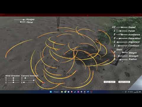 Sky Vibe: An Immersive Bird Flocking Simulation in Unity - YouTube