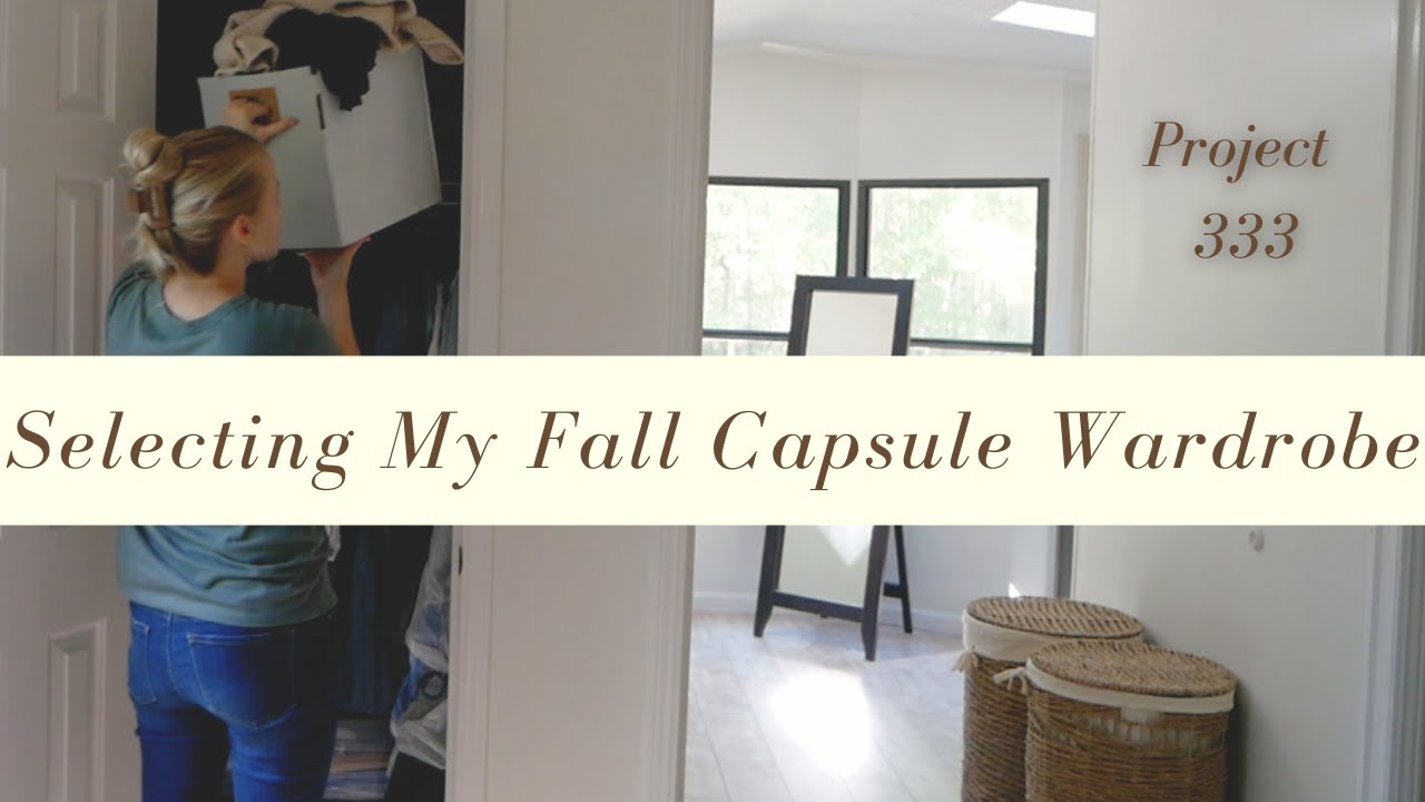33 Piece AUTUMN 🍂 Capsule Wardrobe : Part One of Two - YouTube