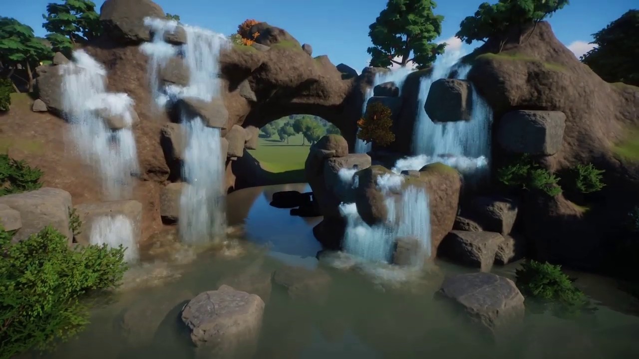 Planet ZOO Waterfall tutorial - YouTube