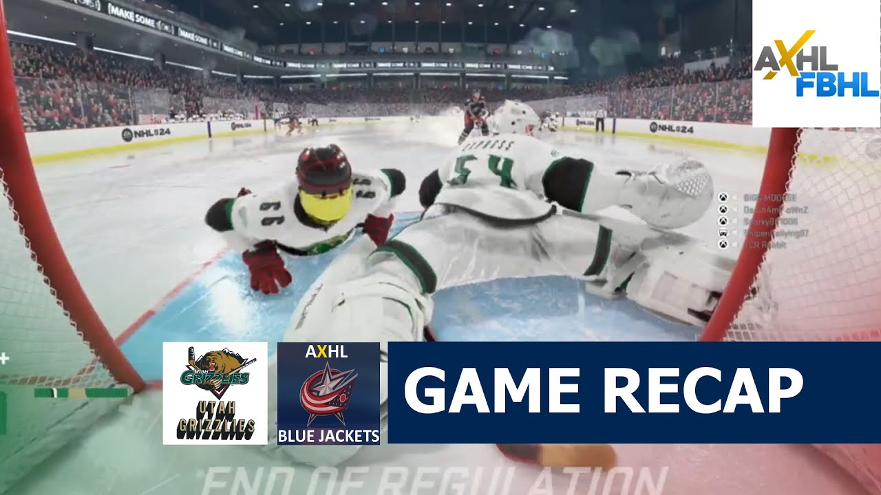 NHL 24 - Blue Jackets Vs Utah Grizzlies | AXHL 03-14-2024 - YouTube