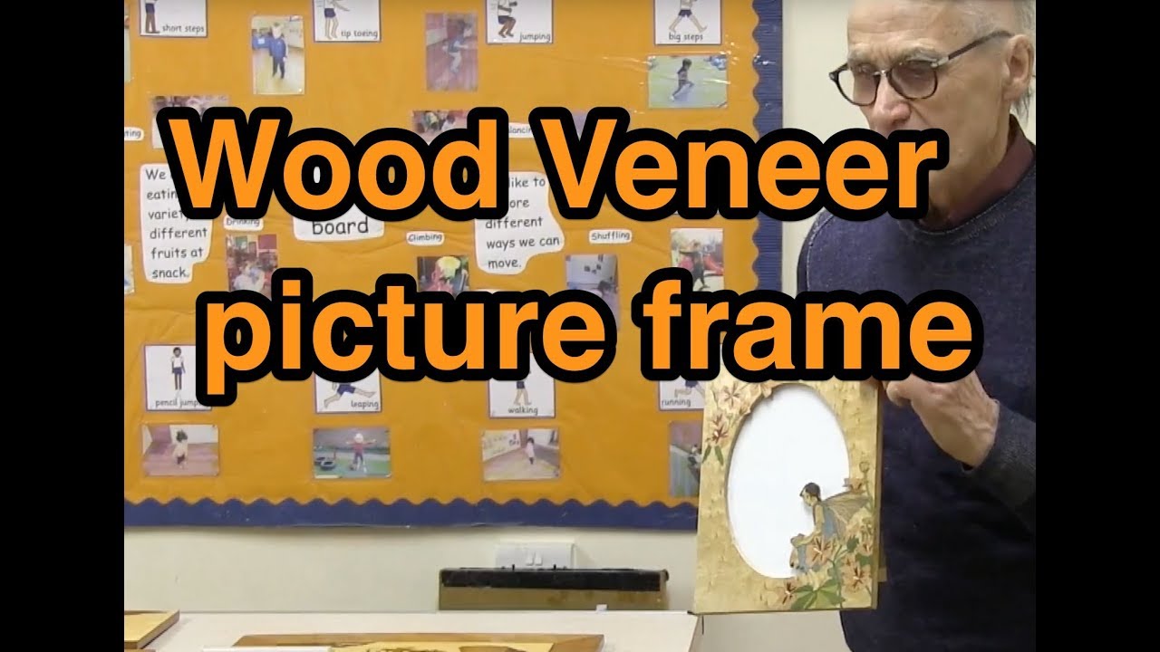 Wood Veneer picture frame - YouTube