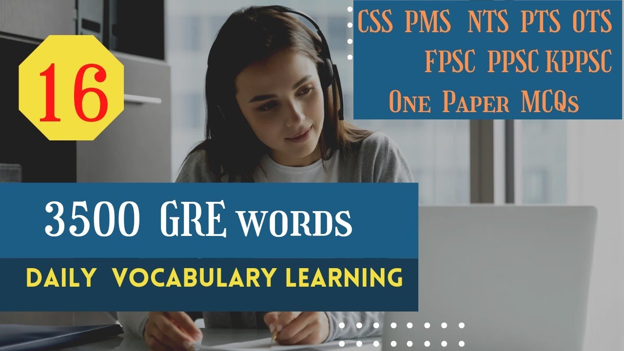 Master gre vocabulary | learn english vocabulary |GRE Vocabulary words ...