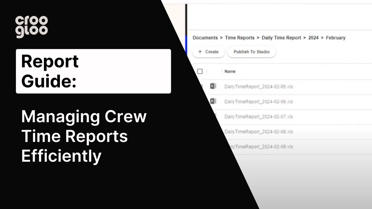 Report Guide: Managing Crew Time Reports Efficiently - YouTube