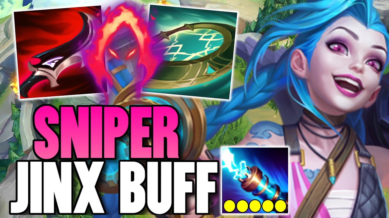 SNIPER JINX IS BEYOND BROKEN WITH THIS BUFF! (HER W IS CRACKED) - YouTube