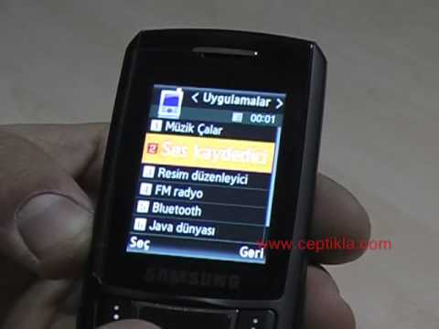 Ceptikla.com Samsung D900i ürün inceleme