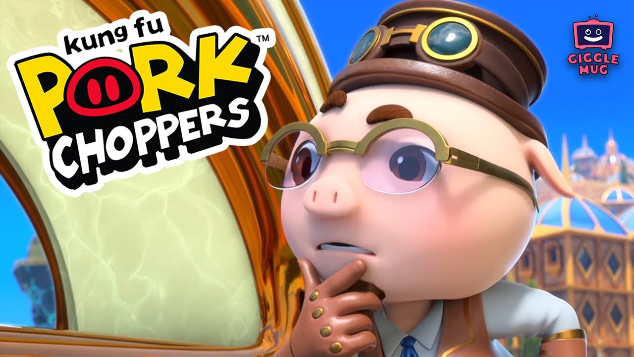 One the Case | Kung Fu Pork Choppers (13-Minute Cartoon for Kids ...