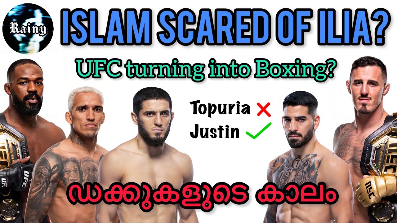 Is Islam Makhachev scared of Ilia? UFC Malayalam. #islammakhachev # ...