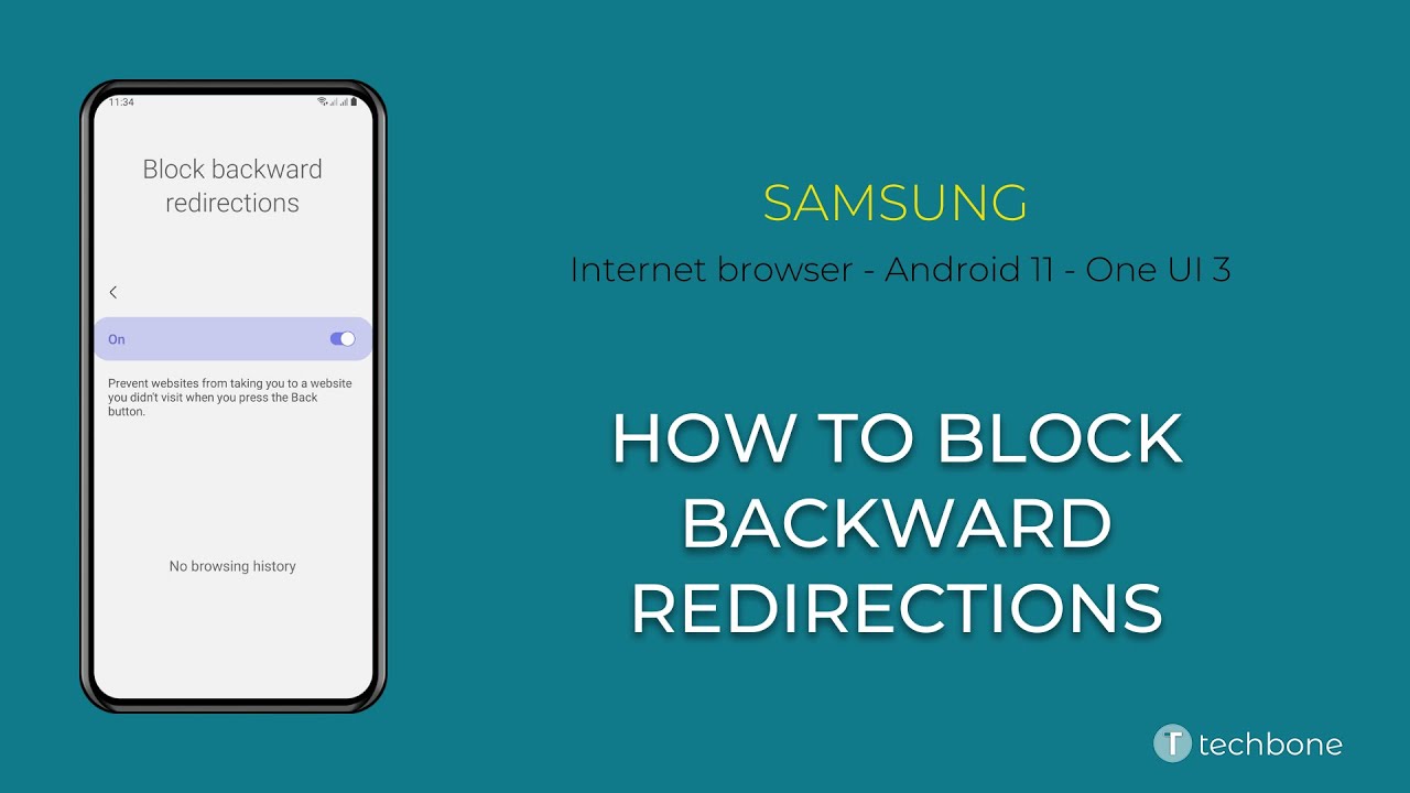 How to Block Backward redirections - Samsung Internet [Android 11 - One ...