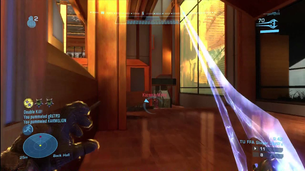 Halo Reach Rumble Pit Reflection Rampage with Nice Triple Kill - YouTube