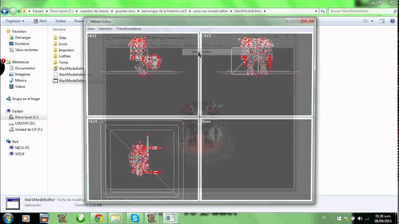 otro tutorial de war3 model editor - YouTube
