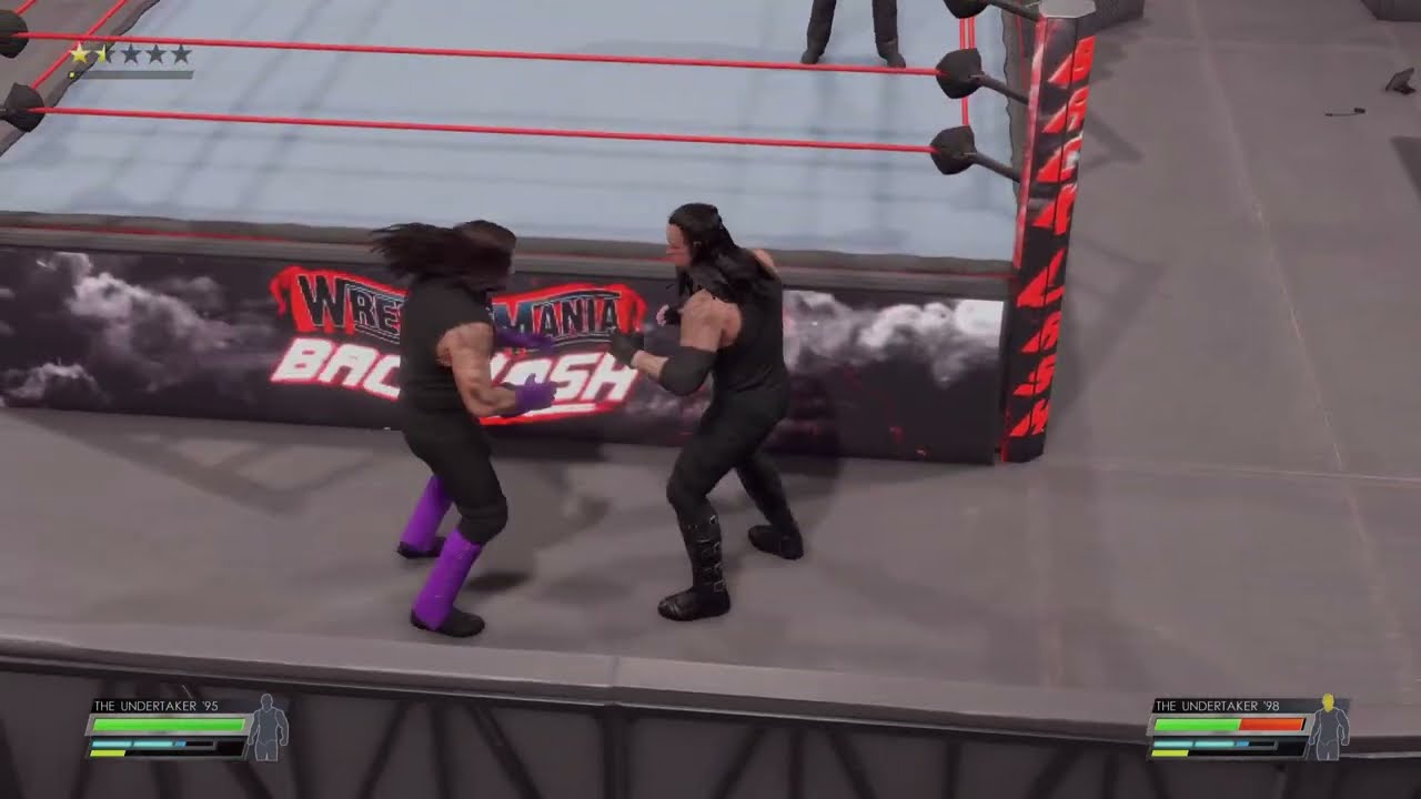WWE 2K22 PS5 the undertaker uses green mist / poison mist on the ...