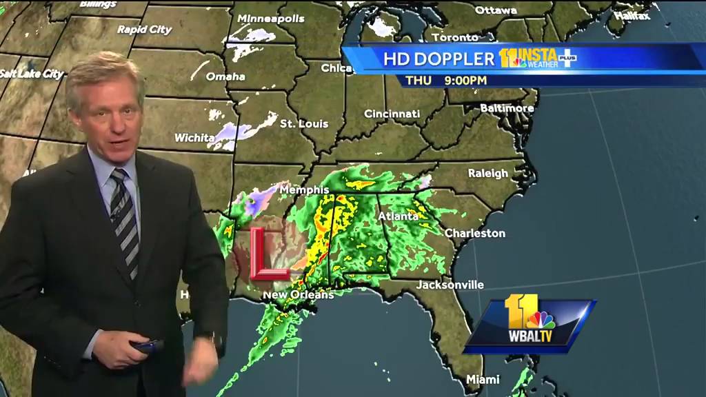 9 pm update - Tom shows storm's progression - YouTube