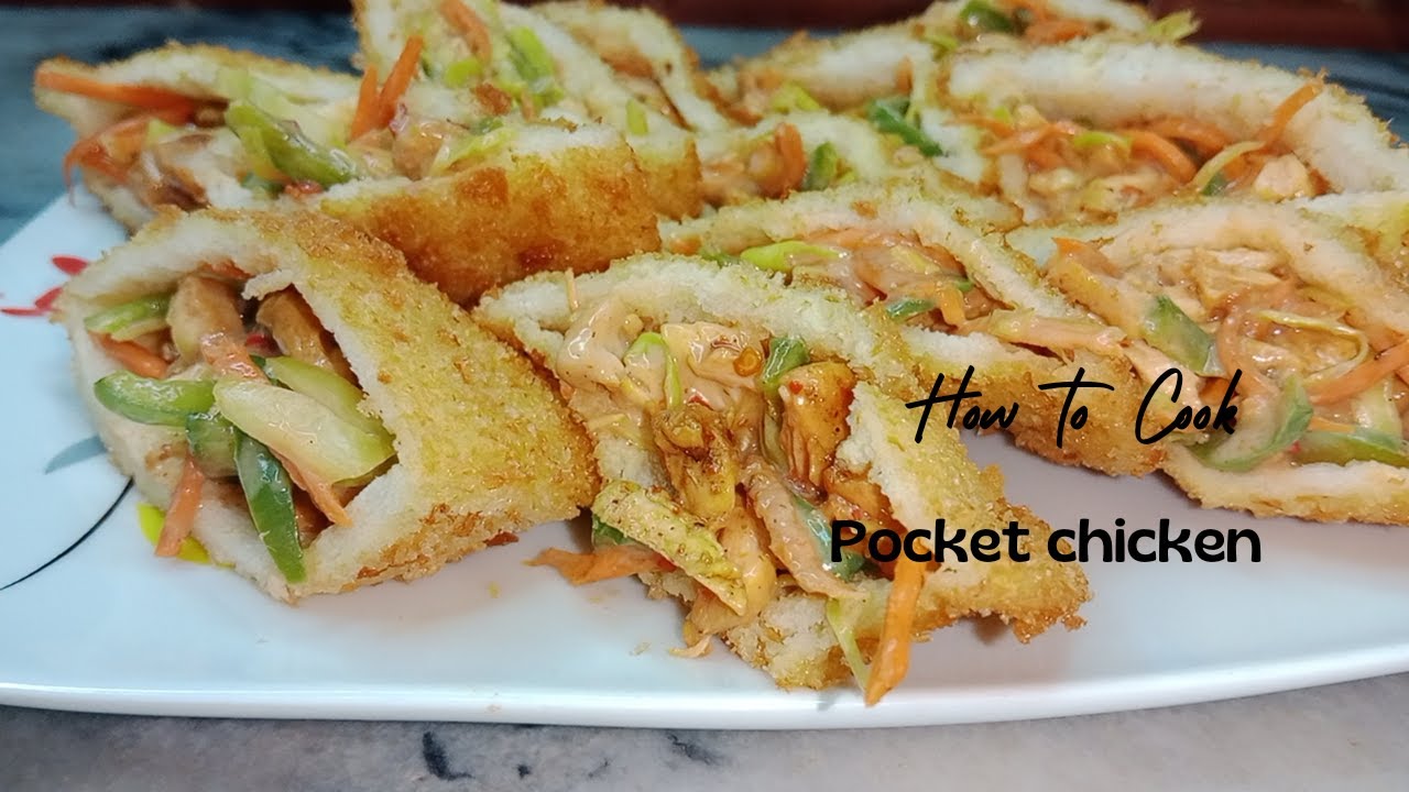 Pocket chicken banane ki recipe / how to make pocket chicken - YouTube