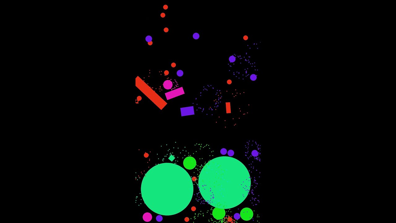 Colorful Merge Balls #babycalmdown #Short - YouTube