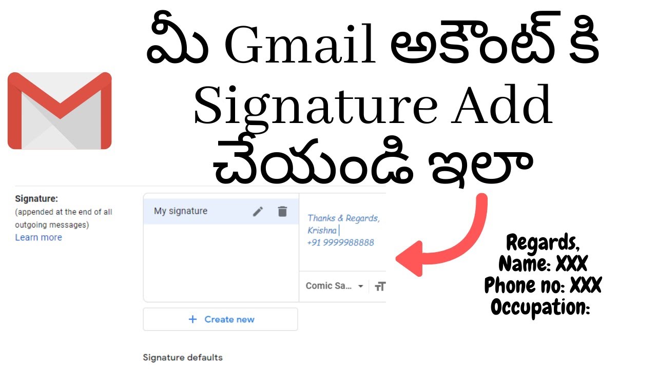 How To Add Signature In Gmail Add Signature In Gmail In Telugu Add Signature Telugu YouTube How To Add Signature In Gmail Add Signature In Gmail In Telugu Add Signature Telugu YouTube