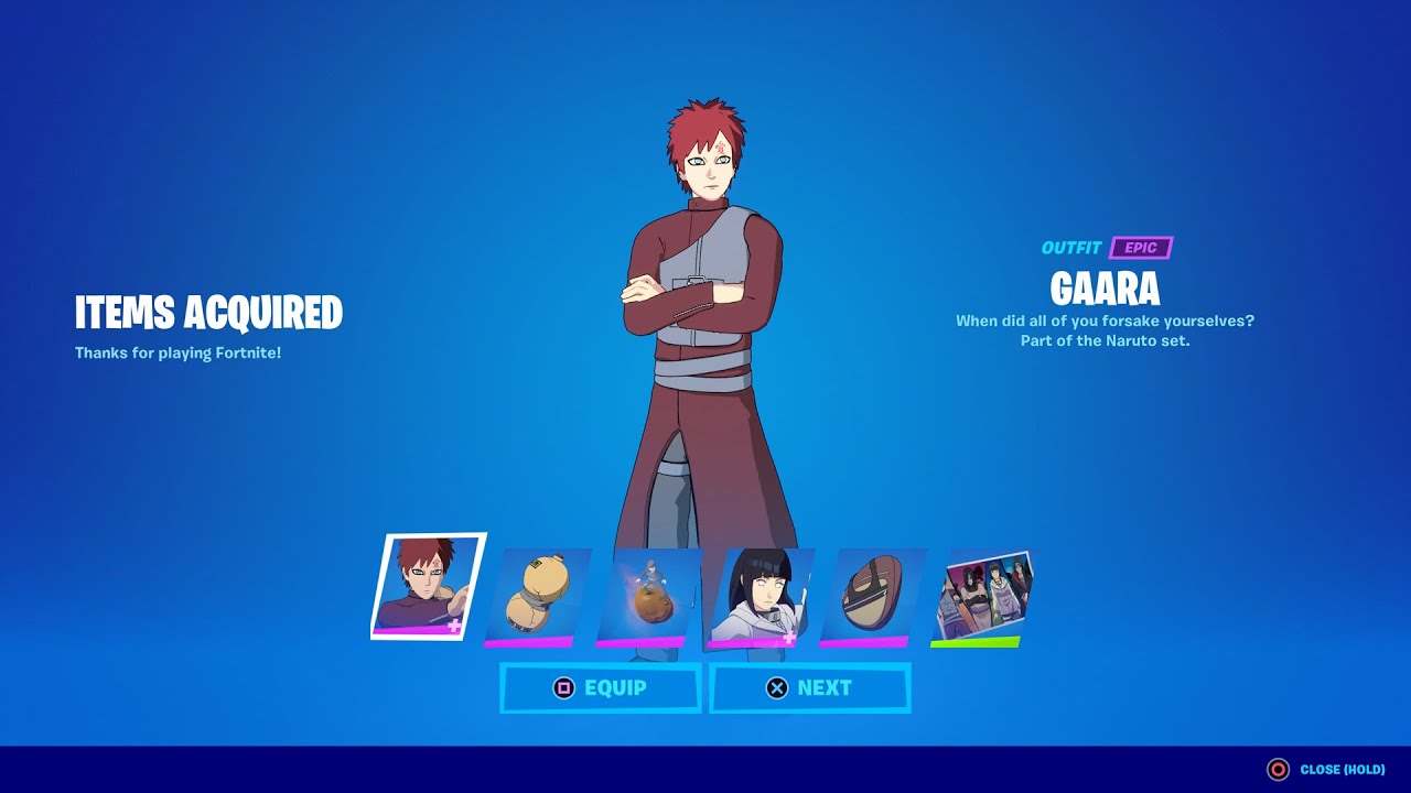 How To Get Gaara Skin & Hinata Hyuga Skin Bundle FREE Fortnite ...