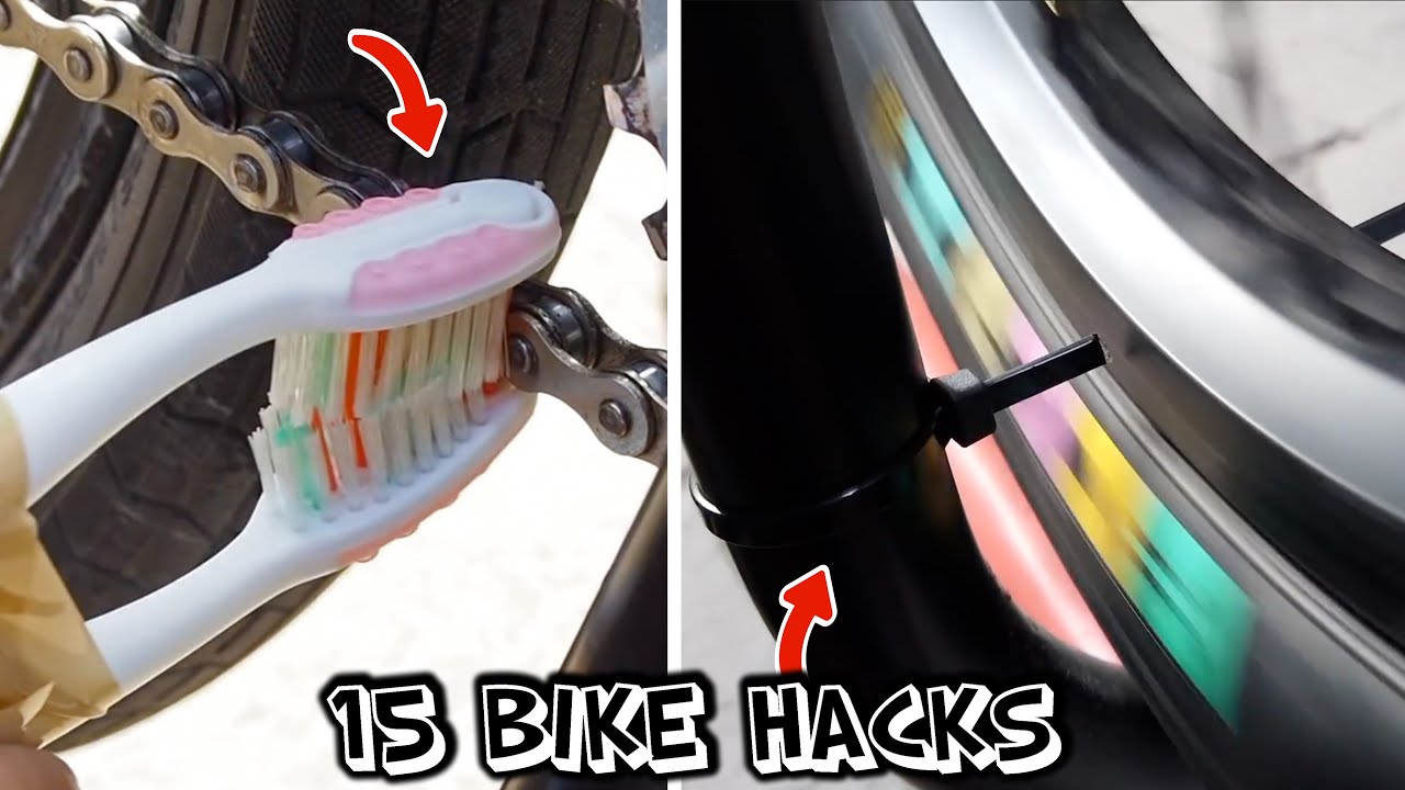 15 BIKE HACKS QUE TE HARÁN LA VIDA MÁS FÁCIL CON TU BICI - YouTube