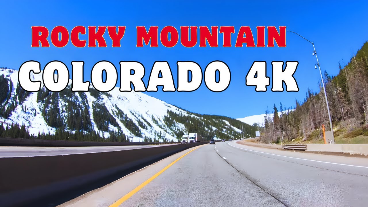 Drive Tour 4K | I-70 Through Rocky Mountain | Denver to Eagle, Colorado ...