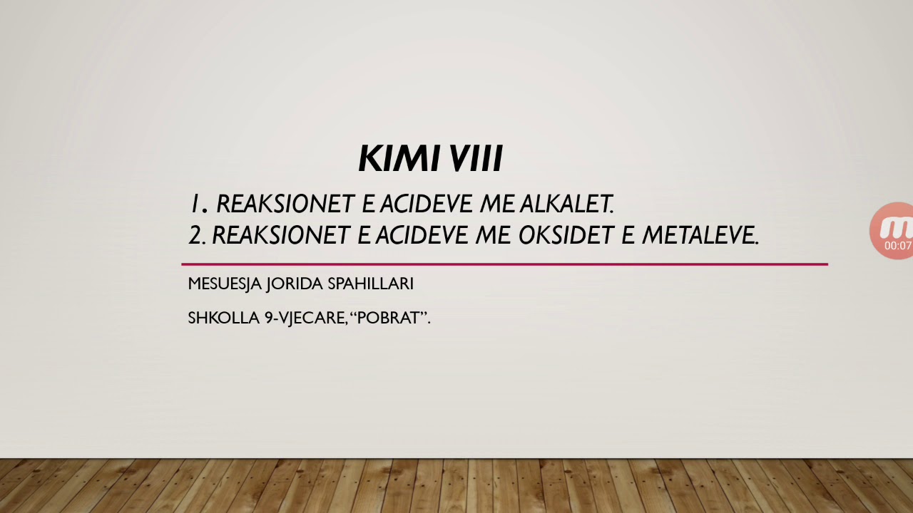 Reaksionet e acideve me alkalet dhe oksidet e metaleve. - YouTube
