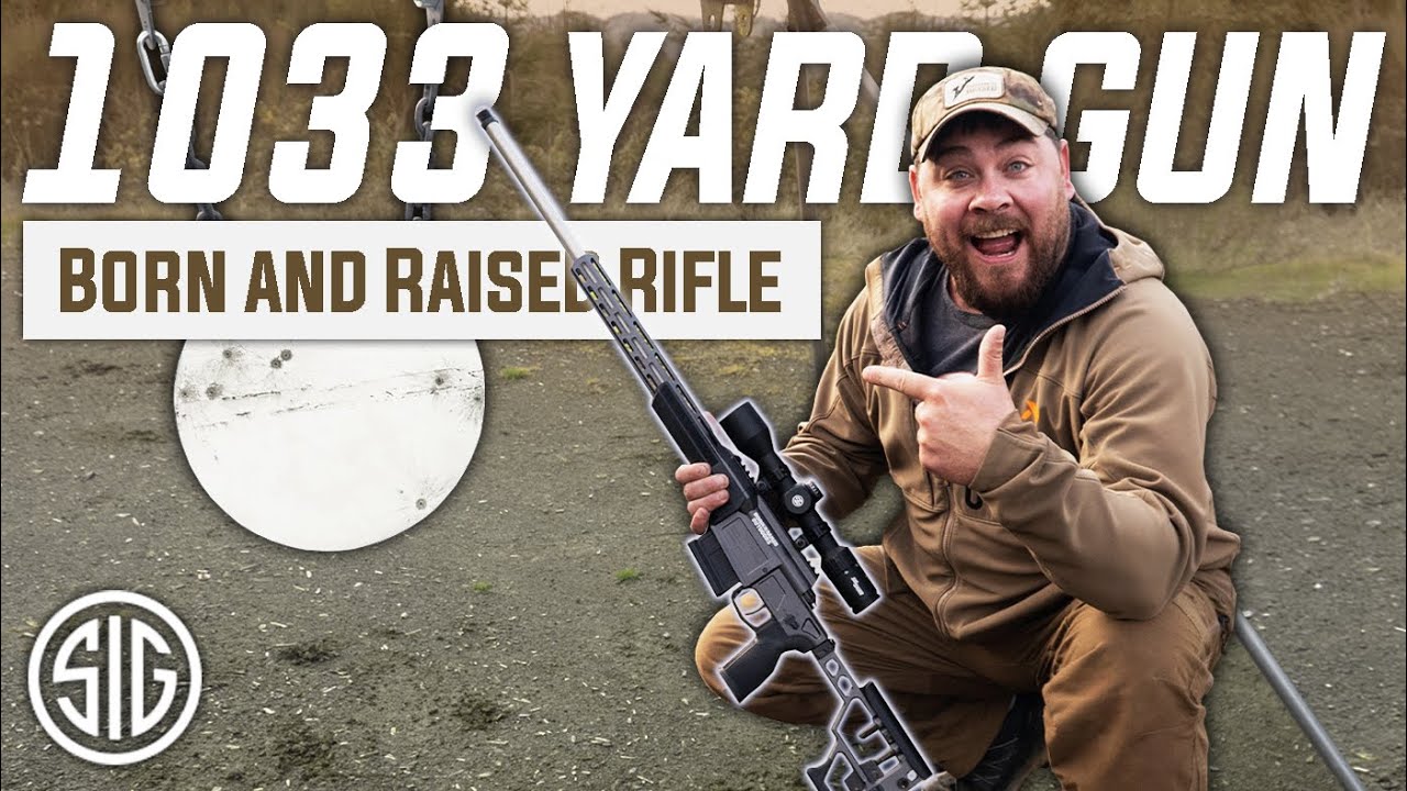 1033 yard SHOT with Born And Raised Sig Sauer Cross Rifle (Factory Ammo ...