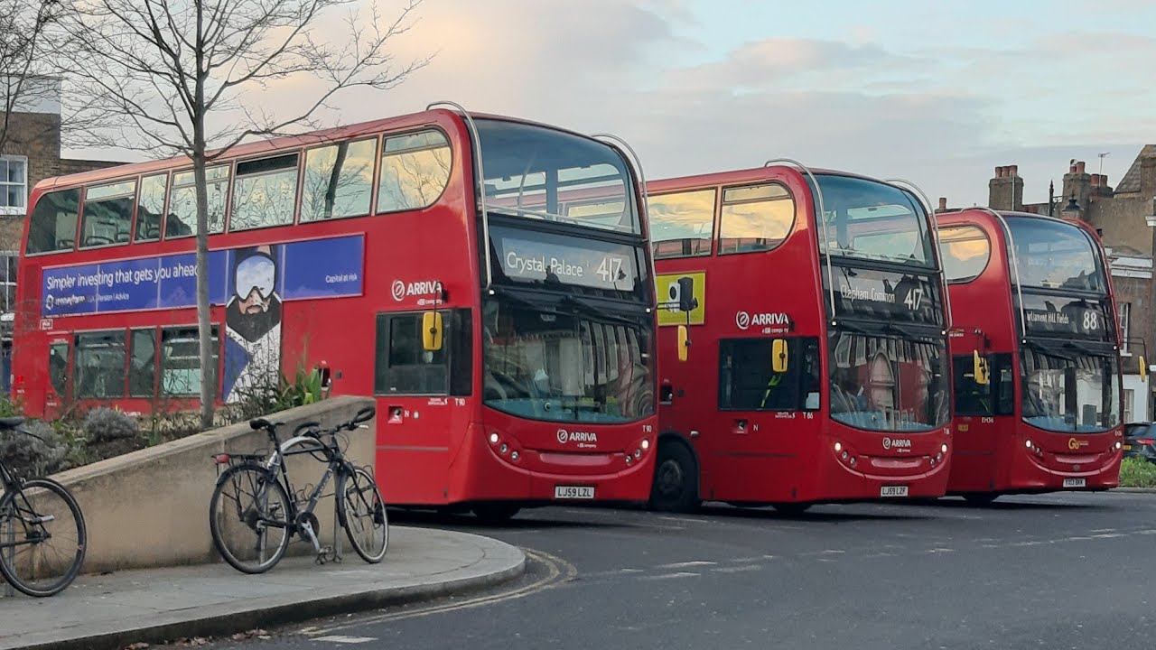 Full Route Visual. London Bus Route 417. Crystal Palace - Clapham ...