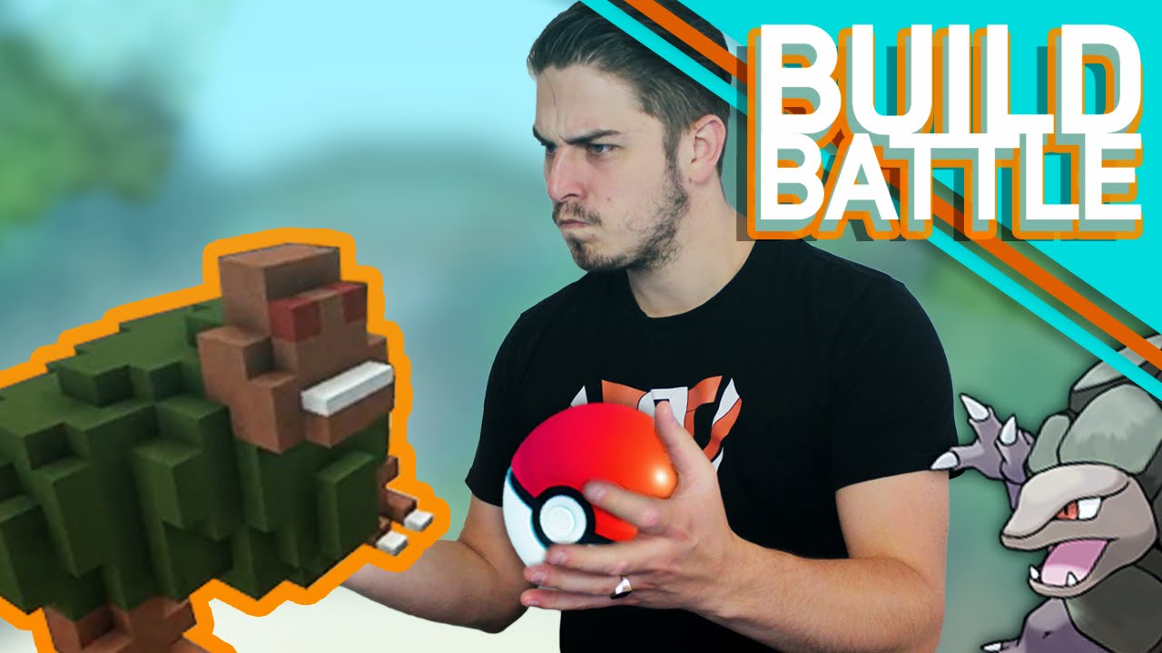 DIT LIJK NIET OP EEN POKEMON!! - Minecraft BUILD BATTLE - YouTube