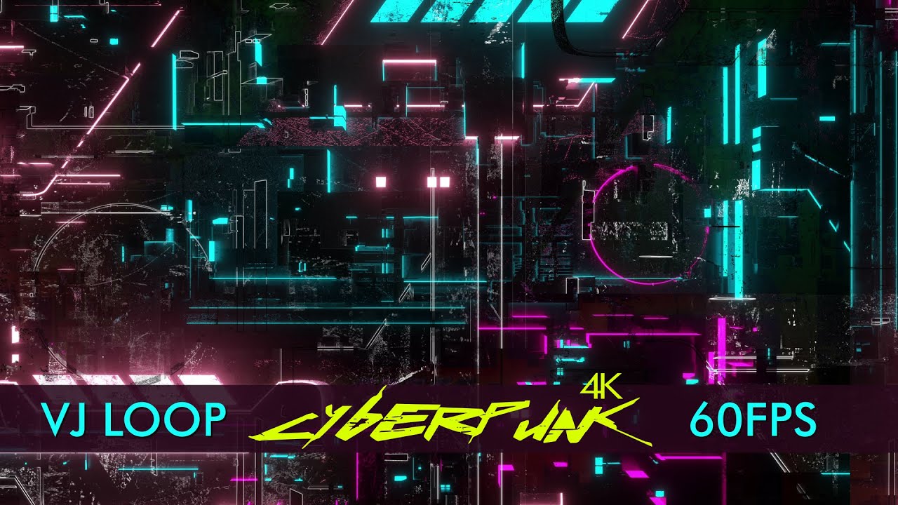 4k Cyberpunk Dark Vj Loop / Cybernetic Footage - YouTube