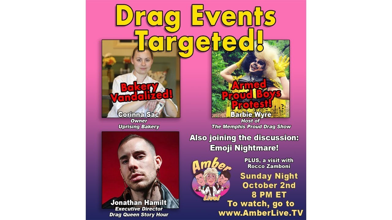 Drag Events Targeted! Promo for Amber Live Episode #123 - YouTube