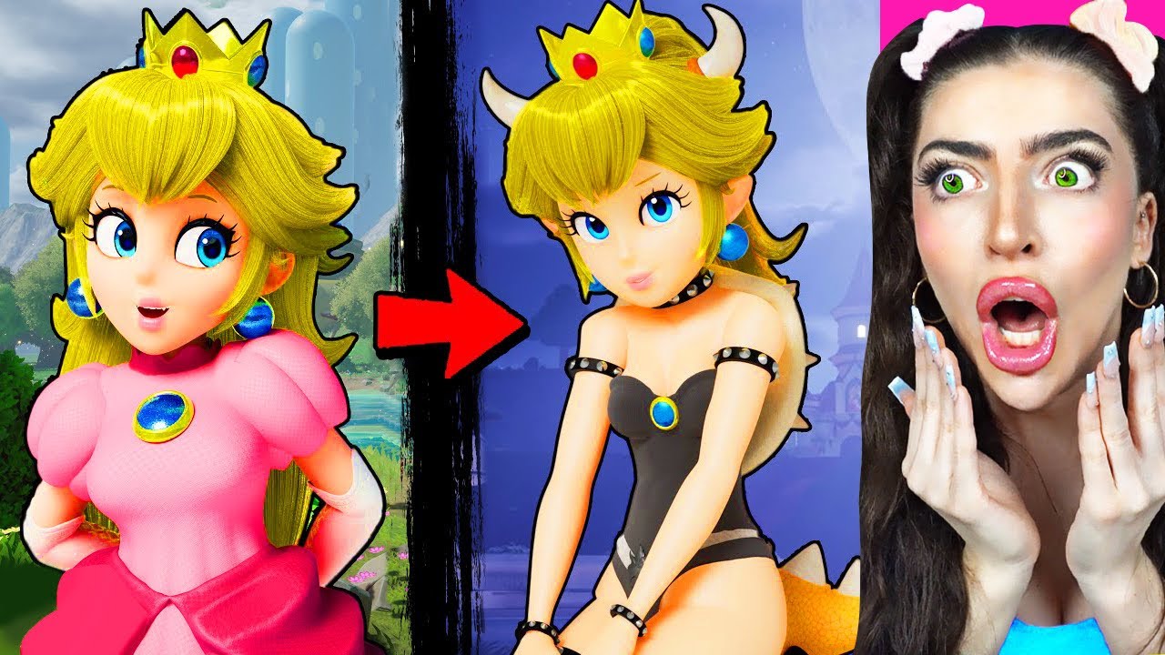 SUPER MARIO BROS Movie Characters GLOW UP into BAD GIRLS!? (AMAZING TRANSFORMATIONS!) - YouTube