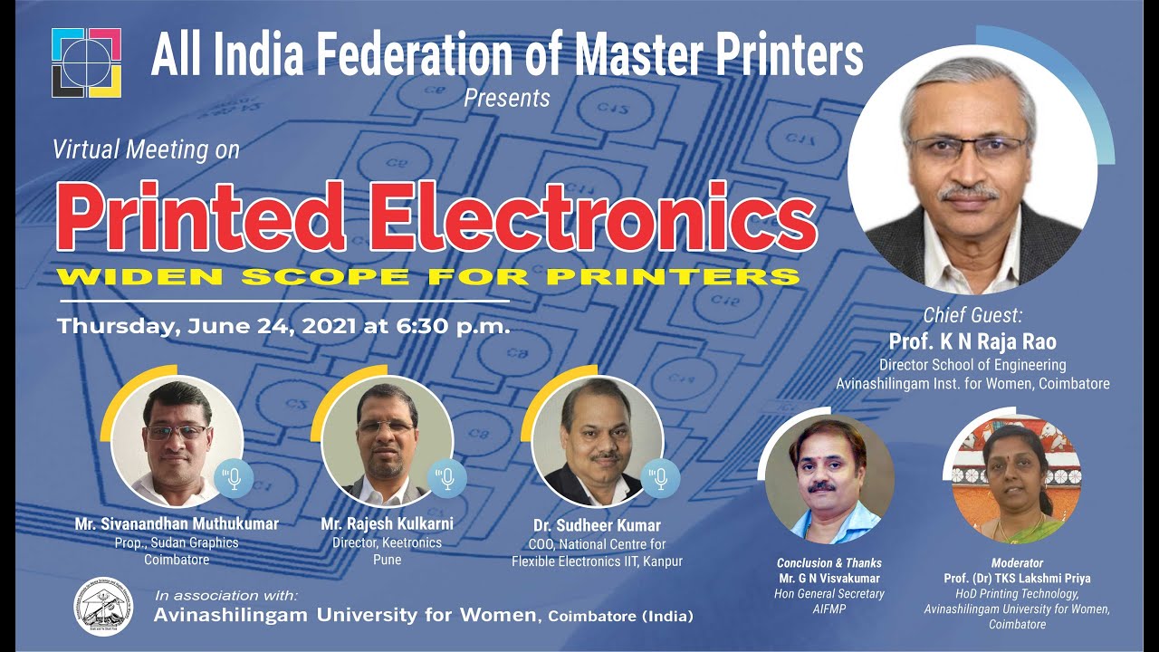Printed Electronics: Widen Scope for Printers (24 June, 21) - YouTube