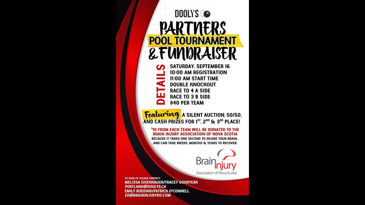 Brain Injury Pool tournament Fundraiser - YouTube