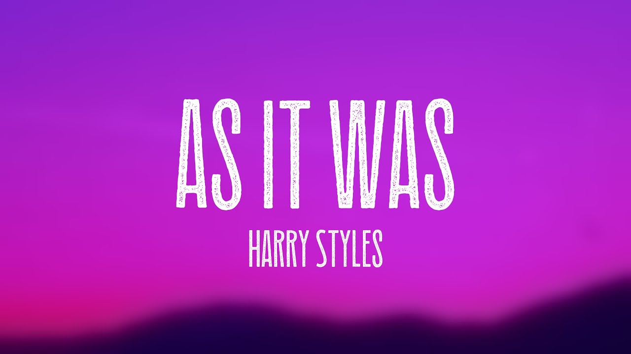 As It Was - Harry Styles |Lyric-centric| 💶 - YouTube