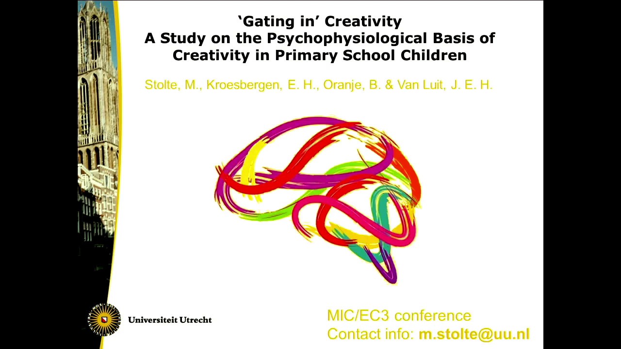 Session VII - Neuroscience of creativity (Chair: Mathias Benedek) - YouTube
