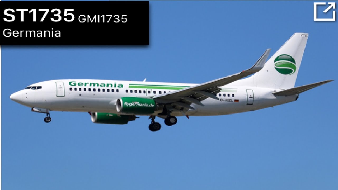 Germania Air Landing at FMO - YouTube