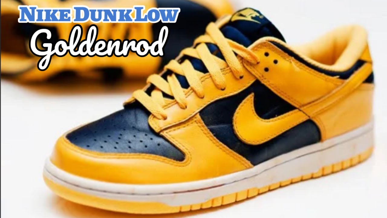 GOLDENROD Nike Dunk Low DETAILED LOOK and Release Update - YouTube