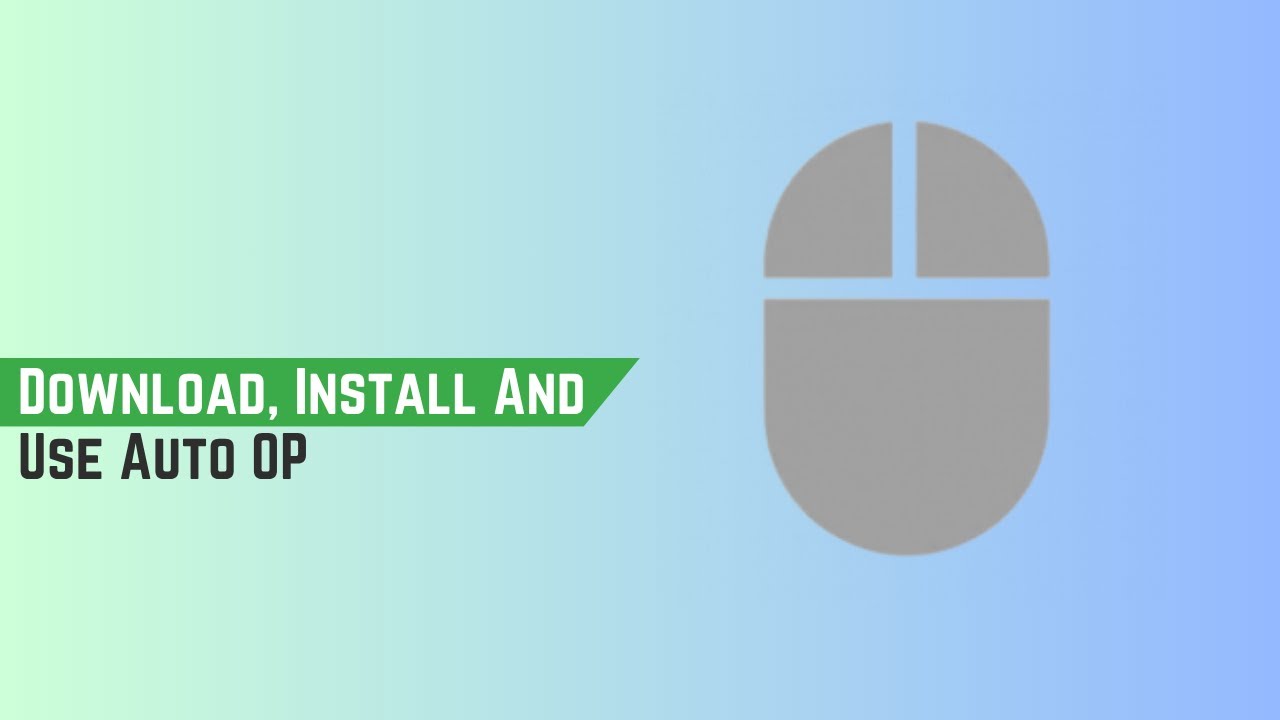 How To Download, Install And Use Auto OP (Auto Clicker Guide) - YouTube