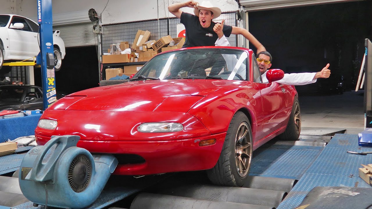 FORGED MIATA E85 MOON TUNE! - YouTube