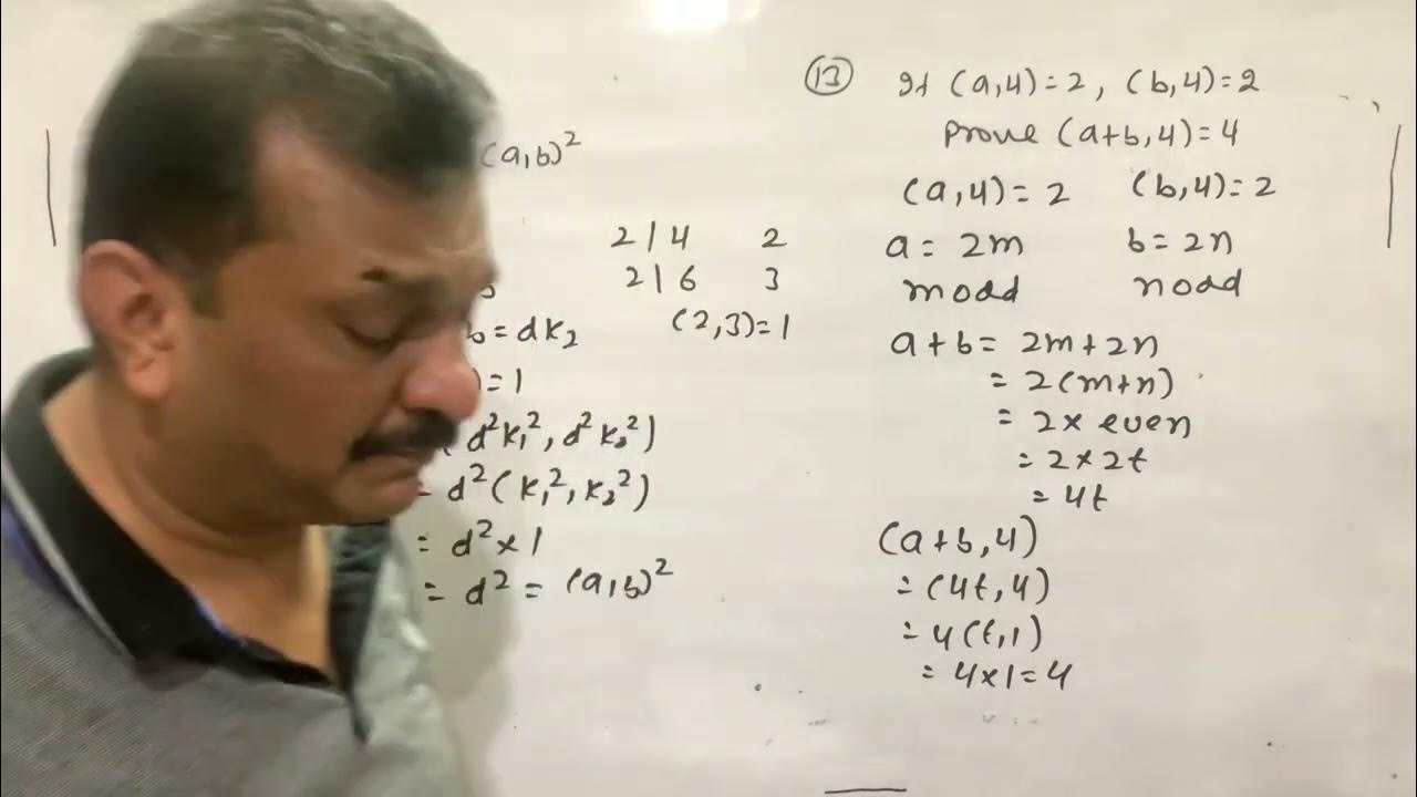 Number Theory| Coprime integers | Examples | Prove (a^2, b^2)= (a,b)^2 ...