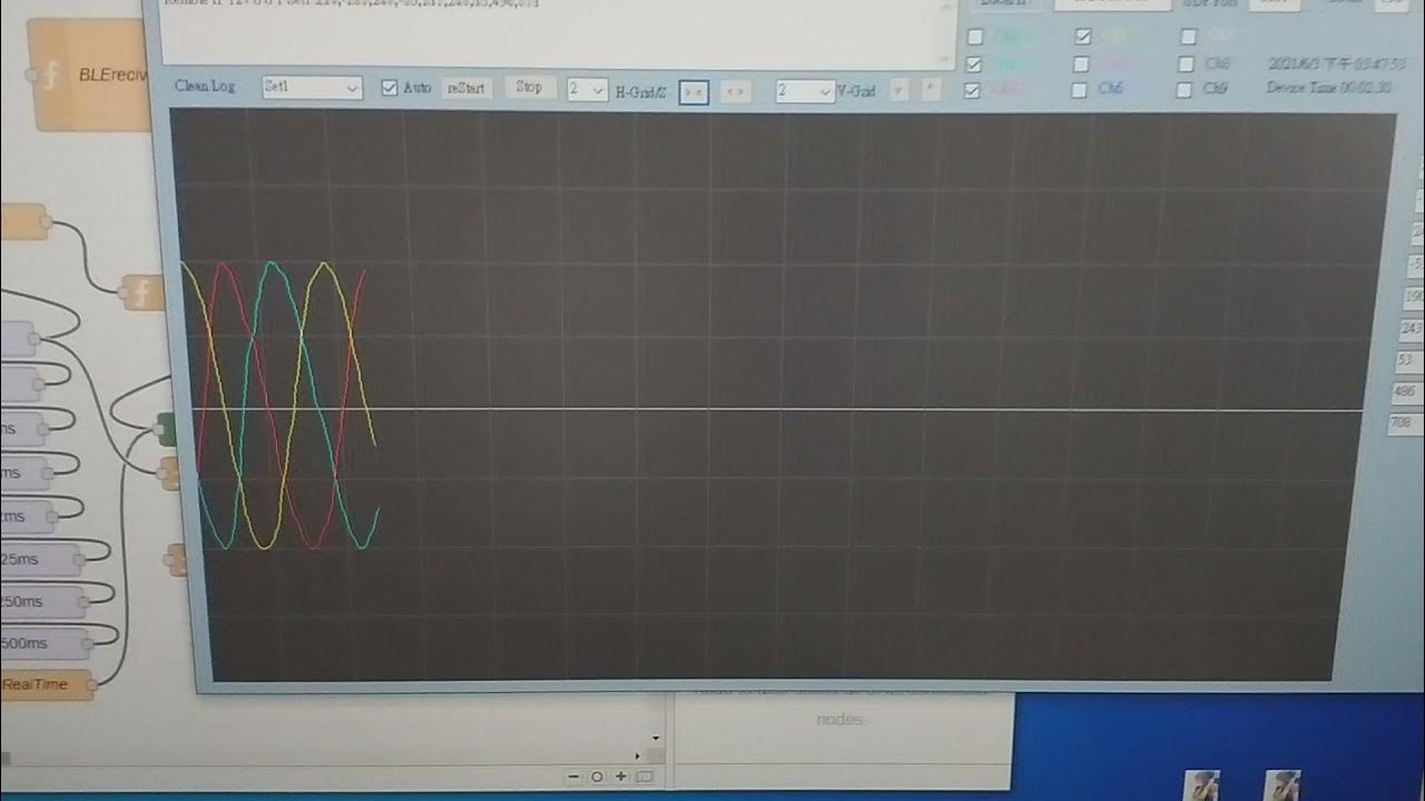 Three-phase sine wave generation and display - YouTube