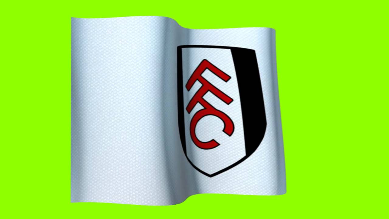 realistic flag of Fulham FC chroma - YouTube
