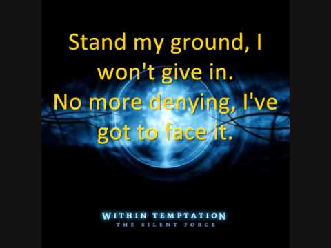 04. Stand My Ground - Within Temptation (With Lyrics) - YouTube