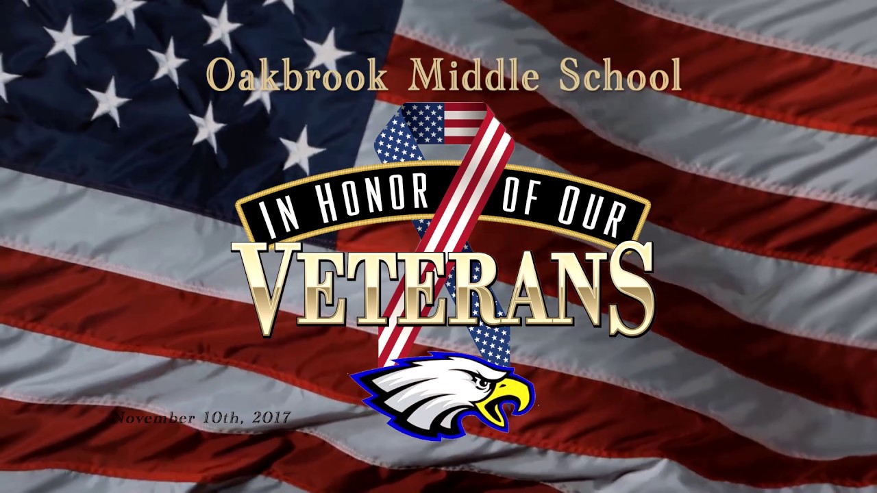 Veterans Day Recital - Oakbrook Middle School 11-10-17 - YouTube