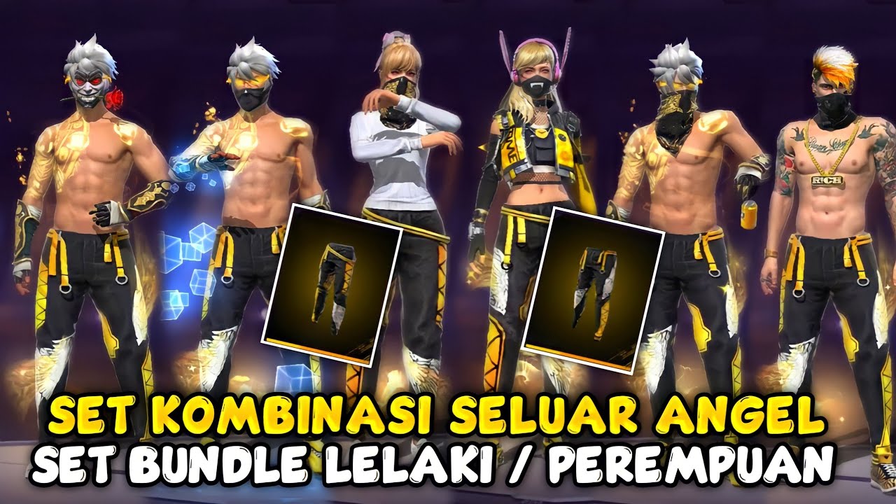 Set Kombinasi Seluar Angel !! Set Bundle Lelaki Dan Perempuan | Free ...
