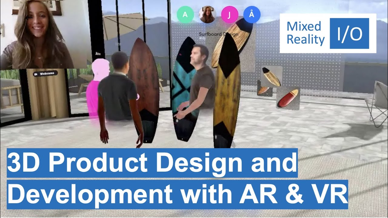 3D Product Design and Development of a surfboard with AR and VR - YouTube