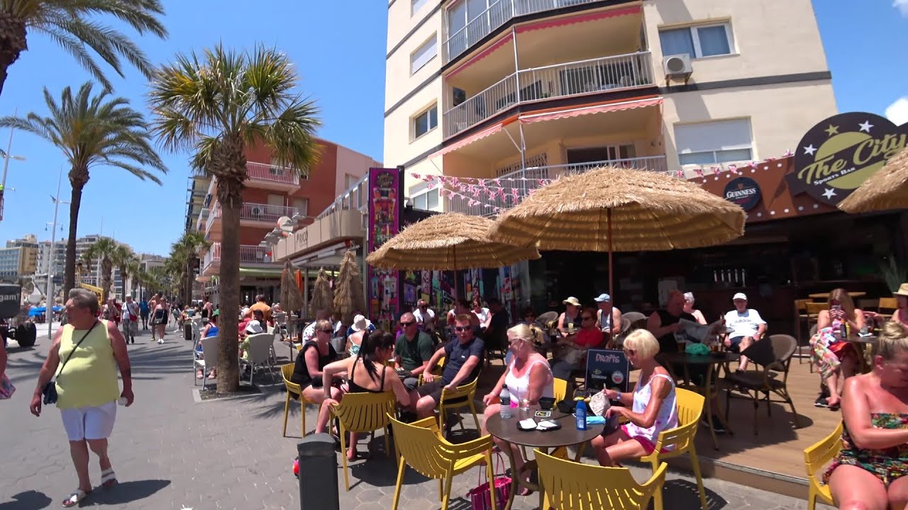 😎Benidorm On 5 June 2023 Levante Beach Old town Full tour 4K - 🇪🇸 Spain ...