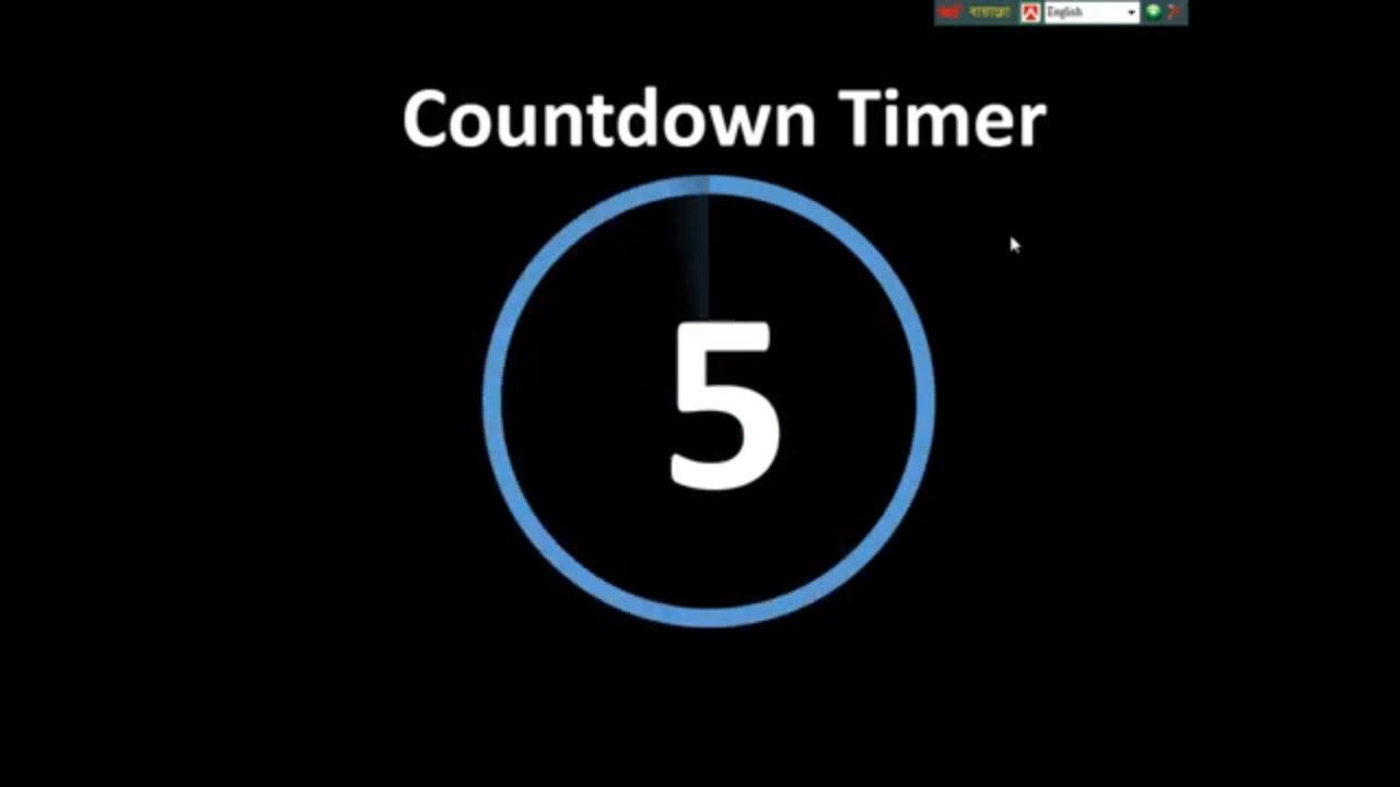 Countdown Timer 5 seconds animation tutorial in PowerPoint - YouTube