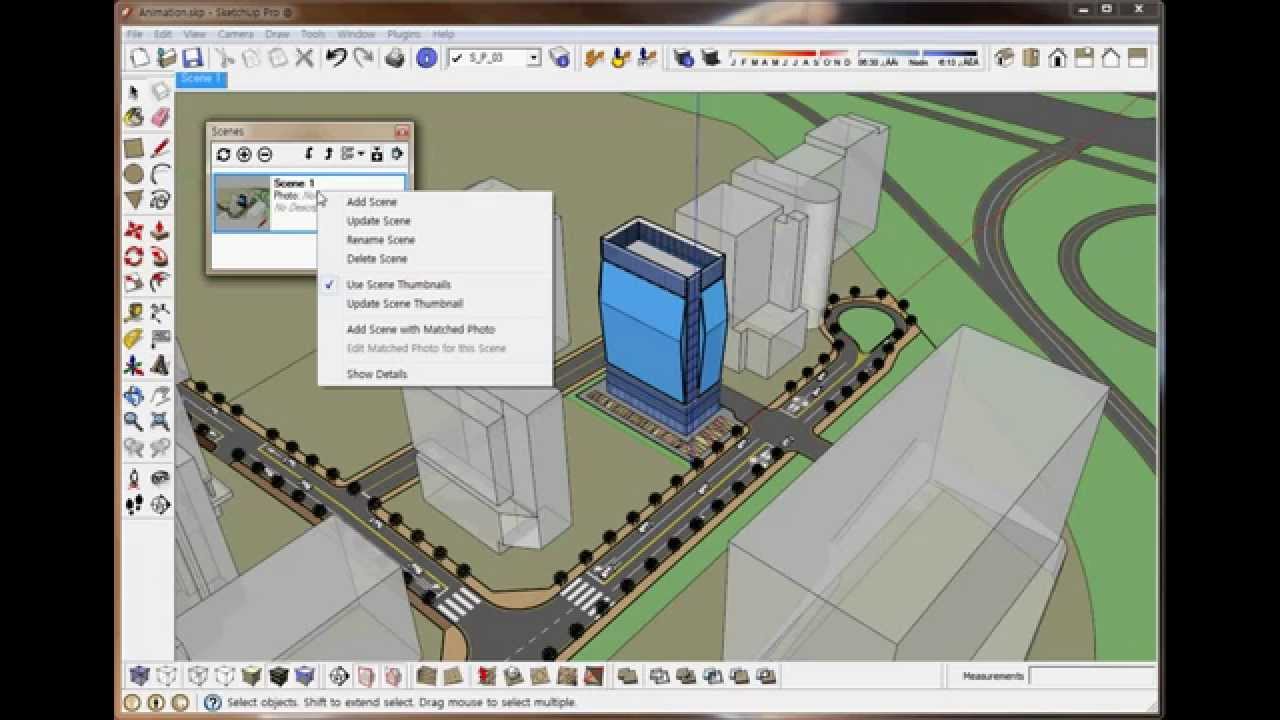 Trimble SketchUp Certified Professional - Example / 07_Animation - YouTube