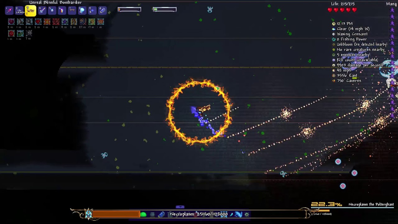 Terraria Calamity Mod | Deathmode nohit | 35. Polterghast (1.4.0.002 ...
